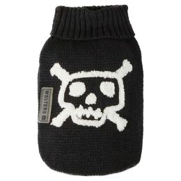 Wolters Hundepullover Strickpullover Totenkopf schwarz/weiß