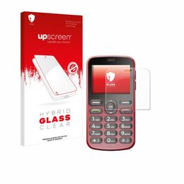 upscreen Displayschutzglas Schutzglas für Doro 1880, Schutzfolie Display Schutz Glas Folie klar, weiß