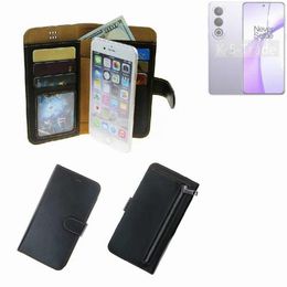 K-S-Trade Handyhülle für OnePlus Ace 3V, Schutz Hülle Klapphülle Case Phone cover Slim Handytasche Handy, schwarz