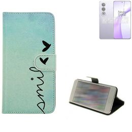 K-S-Trade Handyhülle für OnePlus Ace 3V, Schutz Hülle Handy Hülle Hülle Handyhülle cover bookstyle Etui, blau|schwarz