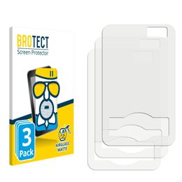 BROTECT Displayschutzglas Schutzglas für Oelmann LX7, 3 Stück, Schutzfolie Display Schutz Glas Folie matt, weiß