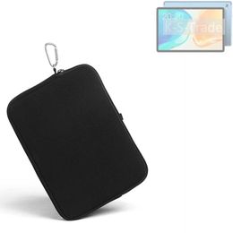 K-S-Trade Tablet-Hülle für Teclast M40 Plus, Neopren Hülle Schutz Hülle Neoprenhülle Tablet-Hülle, schwarz