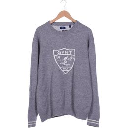 Gant Herren Pullover, grau, Gr. 58