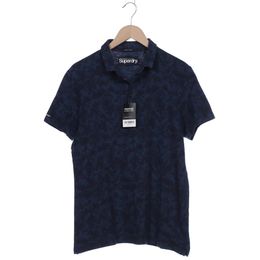 Superdry Herren Poloshirt, blau, Gr. 54