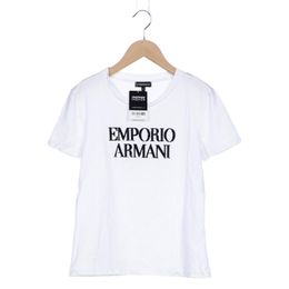 Emporio Armani Damen T-Shirt, weiß, Gr. 42