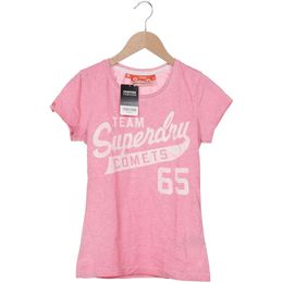 Superdry Damen T-Shirt, pink, Gr. 36