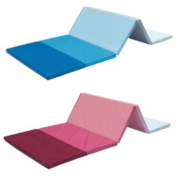 kamelshopping Weichbodenmatte Klappbare Turnmatte, ca. 185 x 76 x 3,2 cm, tragbare Matte, auch ideal als Gymnastikmatte, Fitnessmatte, Yogamatte, Spie