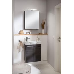 Waschbeckenunterschrank Fackelmann, B:52cm H:60cm T:24,3cm, beige, Schr&auml;nke, "SBC", Badm&ouml;bel f&uuml;r G&auml;ste-WC, Breite ca. 55 cm