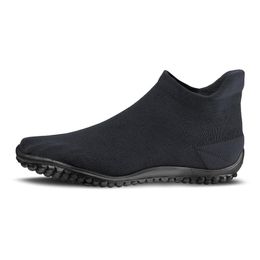 Leguano Damen Barfußschuh "SNEAKER", Gr. XXL, schwarz, Textil, Schuhe, Bequemschuh, Komfortschuh für Maschinenwäsche geeignet