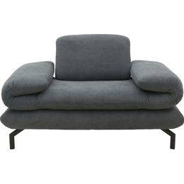 Sessel, B:139cm H:83cm T:98cm, grau, LOOKS by Wolfgang Joop, 92% Polyester, 8% Nylon, Sessel, "LOOKS XIII Loungesessel", Wahlweise mit Arm- und