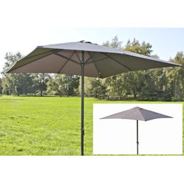 Sonnenschirm Garden Pleasure, grau, Bezug: 100% Polyester, Standschirme, 250 ×250 cm