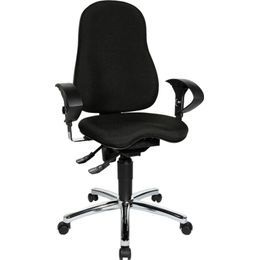 B&uuml;rostuhl Topstar, schwarz, Sitzfl&auml;che: 100% Polypropylen, St&uuml;hle, "Sitness 10"