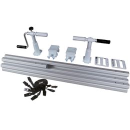 Planenaufroller Ubbink, B:14cm H:23cm L:555cm, silber, Aluminium, Winden, "Aufrollvorrichtung XTRA", f&uuml;r Pools mit R&auml;ndern aus Holz, Rohren, Metall