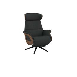 Relaxsessel FLEXLUX, B:81cm H:111cm T:90cm, grau, 100% Polyester, Wohnzimmer, Sessel, "Clement elektrischer Funktionsessel", Gr&ouml;&szlig;e M, R&uuml;cken &