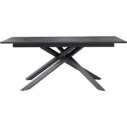Jockenh&ouml;fer Esstisch, B:180cm H:76cm T:90cm, schwarz, JOCKENH&Ouml;FER GRUPPE, Garten, Tische, "Silas", in 180x90 cm, Tischplatte in anthrazitfarbender Marmoroptik
