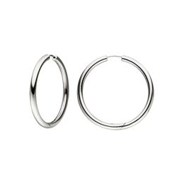 Jobo Damen Paar Creolen, 48,3mm, Silber 925 (Sterlingsilber), silber, Silber 925 (Sterlingsilber), Ohrringe, 925 Silber