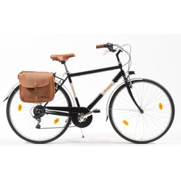 Cityrad "Citybike 605 Man", 50cm, 28 Zoll (71,12cm), schwarz, VENICE - I LOVE ITALY, Fahrräder, für Herren, Kettenschaltung