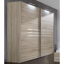 Schwebet&uuml;renschrank wimex, B:225cm, braun, Schr&auml;nke, "Anna"
