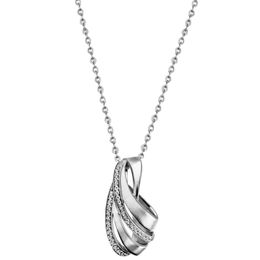 Firetti Damen Kette mit Anhänger "Schmuck Geschenk Silber 925 Halsschmuck Halskette Ankerkette", Silber 925 (Sterlingsilber), L: 45, silber, Silber