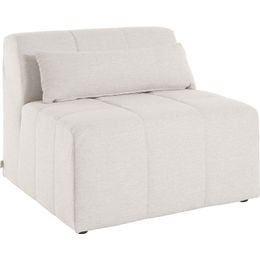 Sofa-Mittelelement, B:90cm H:74cm T:90cm, beige, LeGer Home by Lena Gercke, 88% Polyester, 9% Rayon, 3% Nylon, Polsterelemente, "Maileen", separat
