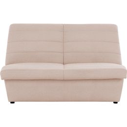 2-Sitzer, B:145cm H:92cm T:103cm, beige, LOOKS by Wolfgang Joop, 100% Polyester, Sofas, "LOOKS VIII", Quersteppung, ohne Armlehnen, in zwei