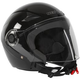 Nerf NERVE Motorradhelm "NH1014", S Kopfumfang: 55cm - 56cm, schwarz, Helme