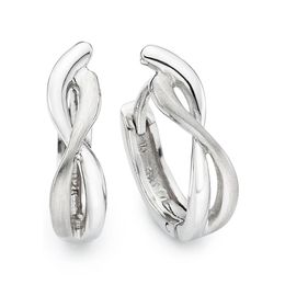 Bruno Banani Damen Paar Creolen "Schmuck Geschenk Silber 925 Ohrschmuck Ohrringe", 11,8mm, Silber 925 (Sterlingsilber), silber, Silber 925
