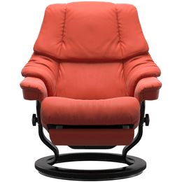 Relaxsessel stressless, B:88cm H:98cm T:77cm, braun, Leder BATICK: BATICK ist ein leicht korrigiertes, durchgefärbtes und genarbtes Möbelleder, bei