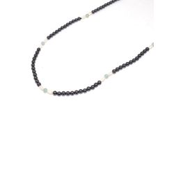 Firetti Damen Lange Kette "Schmuck Geschenk Halsschmuck Halskette Edelsteinkette Achat Hämatit", Perlen Stein, L: 90 B: 4mm, bunt, Perlen, Stein,