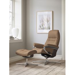 Relaxsessel stressless, B:83cm H:105cm T:74cm, braun, Leder BATICK: BATICK ist ein leicht korrigiertes, durchgefärbtes und genarbtes Möbelleder, bei