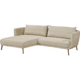 Schöner Wohnen Kollektion Ecksofa, B:270cm H:71cm T:160cm, beige, SCHÖNER WOHNEN-KOLLEKTION, 96% Polyester, 4% Polyacryl, Wohnzimmer, Sofas, "Pearl - 5 Jahre