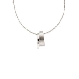 Bruno Banani Damen Kette mit Anhänger "Schmuck Geschenk Silber 925 Halsschmuck Halskette Ankerkette", Silber 925 (Sterlingsilber), L: 45, silber,