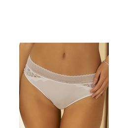 s.Oliver Damen Slip "Elise", Gr. 36, beige, Spitze, Obermaterial: 88% Polyamid, 12% Elasthan, Unterhosen, aus graphischer Spitze