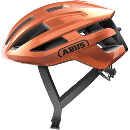 Abus Fahrradhelm "POWERDOME", L Kopfumfang: 57cm - 61cm, orange, Helme