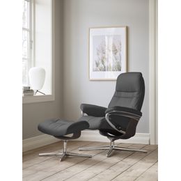 Relaxsessel stressless, B:83cm H:105cm T:74cm, grau, Leder BATICK: BATICK ist ein leicht korrigiertes, durchgefärbtes und genarbtes Möbelleder, bei