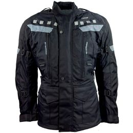 Roleff Motorradjacke "RO 773 S", XL, schwarz, Jacken, Mit Sicherheitsstreifen