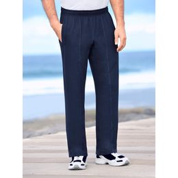 Catamaran Herren Trainingshose, blau, Gr. 48, unifarben, 92% Baumwolle, 8% Elasthan, Hosen