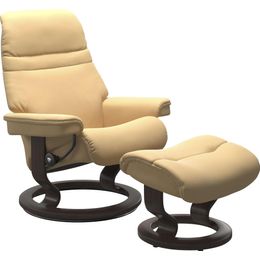 Relaxsessel stressless, B:88cm H:103cm T:78cm, gelb, Leder BATICK: BATICK ist ein leicht korrigiertes, durchgefärbtes und genarbtes Möbelleder, bei