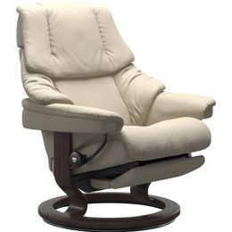 Relaxsessel stressless, B:79cm H:98cm T:78cm, beige, Leder BATICK: BATICK ist ein leicht korrigiertes, durchgefärbtes und genarbtes Möbelleder, bei