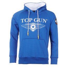 Top Gun Damen Kapuzenpullover "Destroyer TG20193012", blau, Gr. M, Obermaterial: 65% Baumwolle, 35% Polyester, Pullover
