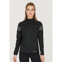 Endurance Damen Laufjacke "Belen", grau, Gr. 44, unifarben, 100% Polyester, Jacken, in atmungsaktiver und wasserabweisender Qualit&auml;t