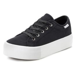 Lascana Damen Sneaker, Gr. 38, schwarz, Obermaterial: 100% Textilmaterial. Decksohle: 100% Textilmaterial. Futter: 100% Textilmaterial. Laufsohle: