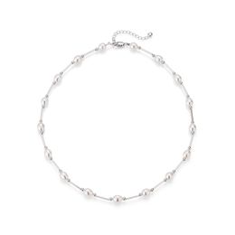 Firetti Damen Perlenkette "Schmuck Geschenk Halsschmuck Halskette Halsreif Collier Perle", Perlen Silber 925 (Sterlingsilber), L: 47,5, bunt, Perlen,