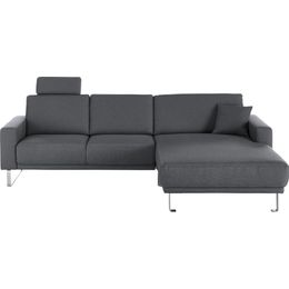 Ecksofa Places of Style, B:278cm H:87cm T:171cm, grau, Wohnzimmer, Sofas, "Apiro L-Form"