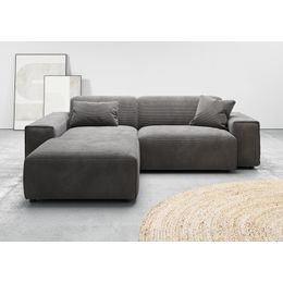 Ecksofa Andas, B:234cm H:71cm T:191cm, grau, 12% Polyacryl, 88% Polyester, Wohnzimmer, Sofas, "Glimminge L-Form auch in Breitcord, Feincord + Easy