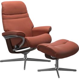Relaxsessel stressless, B:92cm H:105cm T:80cm, rot, Leder PALOMA: PALOMA ist ein durchgefärbtes Semianilin-Möbelleder mit natürlicher Narbung.,