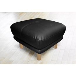 Fu&szlig;hocker Trendmanufaktur, B:66cm H:44cm T:66cm, schwarz, Garten, Hocker, "Cecilia"