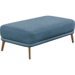 Schöner Wohnen Kollektion Hockerbank, B:120cm H:45cm T:70cm, blau, SCHÖNER WOHNEN-KOLLEKTION, 100% Polyester, Hocker, "Pearl - 5 Jahre Hersteller-Garantie, auch in Bouclé",