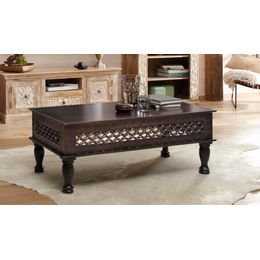 Couchtisch Home Affaire, B:119cm H:45cm T:60cm, braun, Wohnzimmer, Tische, "Gowri", Breite 119 cm