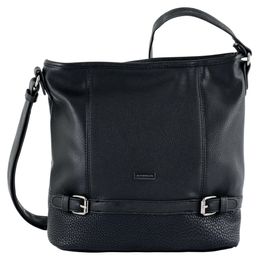 Tom Tailor Damen Hobo "JUNA", schwarz, Polyurethan (PU), Taschen, in schlichter Optik